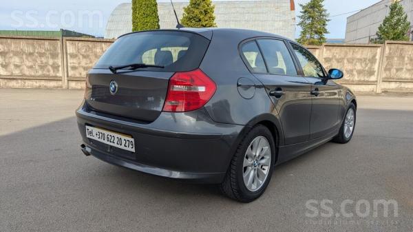 Pelēks BMW 120 2008 Kauņa, ar dzinēja tilpumu 2.00 L un nobraukumu 255 tūkst. km par 3900 €, foto 5 vietnē AUTOMOTO.COM.LV