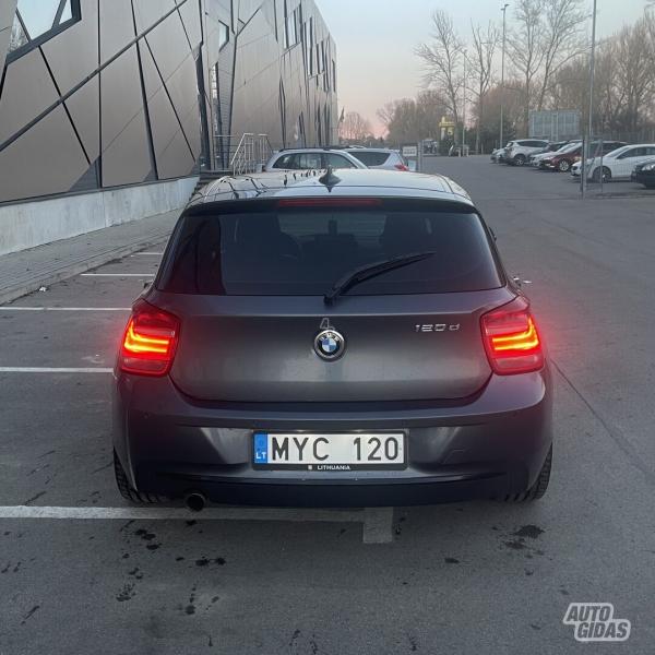 Pelēks BMW 120 2012 Šauļi, ar dzinēja tilpumu 2.00 L un nobraukumu 320 tūkst. km par 7199 €, foto 5 vietnē AUTOMOTO.COM.LV