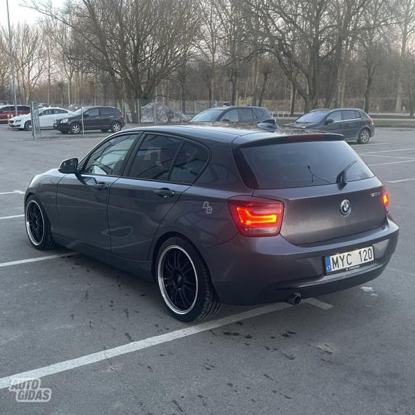 Pelēks BMW 120 2012 Šauļi, ar dzinēja tilpumu 2.00 L un nobraukumu 320 tūkst. km par 7199 €, foto 6 vietnē AUTOMOTO.COM.LV