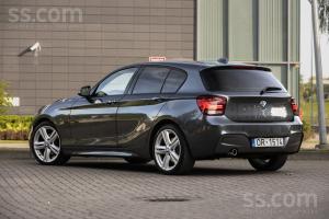 Grey BMW 120 2013 in Jelgava, with an engine capacity of 2.00 L and mileage of 202 thousand km for 8390 €, photo 6 on AUTOMOTO.COM.LV