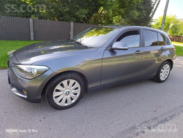 Pelēks BMW 120 2013 Rīga, ar dzinēja tilpumu 2.00 L un nobraukumu 200 tūkst. km par 6290 €, foto 3 vietnē AUTOMOTO.COM.LV