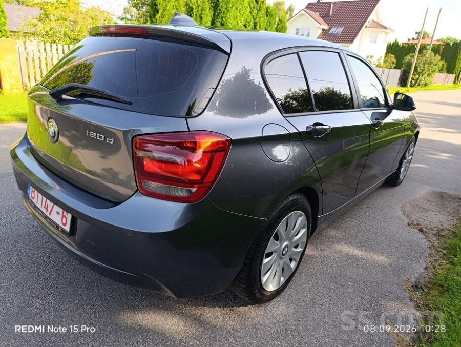 Pelēks BMW 120 2013 Rīga, ar dzinēja tilpumu 2.00 L un nobraukumu 200 tūkst. km par 6290 €, foto 7 vietnē AUTOMOTO.COM.LV