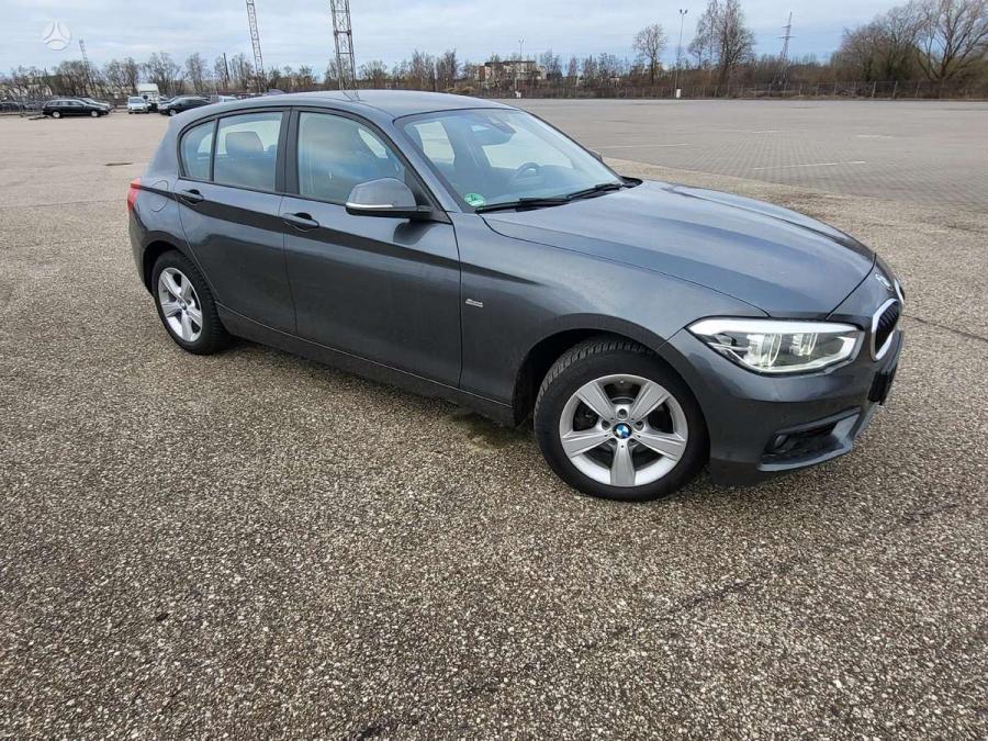 Pelēks BMW 120 2016 Marijampole, ar dzinēja tilpumu 2.00 L un nobraukumu 253 tūkst. km par 10900 €, foto 1 vietnē AUTOMOTO.COM.LV