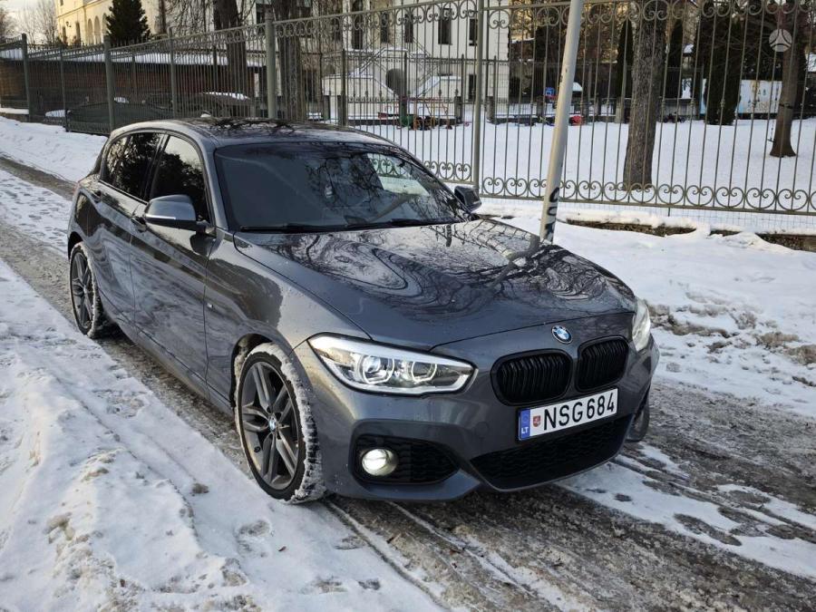 Pelēks BMW 120 2017 Viļņa, ar dzinēja tilpumu 2.00 L un nobraukumu 159 tūkst. km par 13900 €, foto 2 vietnē AUTOMOTO.COM.LV