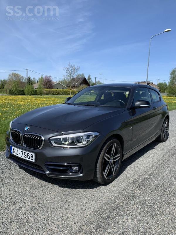 Grey BMW 120 2017 in Riga, with an engine capacity of 2.00 L and mileage of 250 thousand km for 8970 €, photo 1 on AUTOMOTO.COM.LV