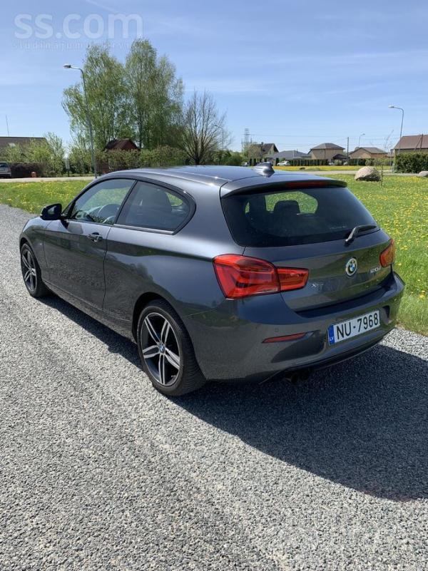 Grey BMW 120 2017 in Riga, with an engine capacity of 2.00 L and mileage of 250 thousand km for 8970 €, photo 6 on AUTOMOTO.COM.LV