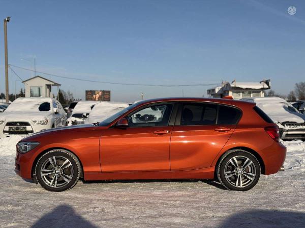 Orange BMW 120 2013 in Utena, with an engine capacity of 2.00 L and mileage of 235 thousand km for 8850 €, photo 11 on AUTOMOTO.COM.LV