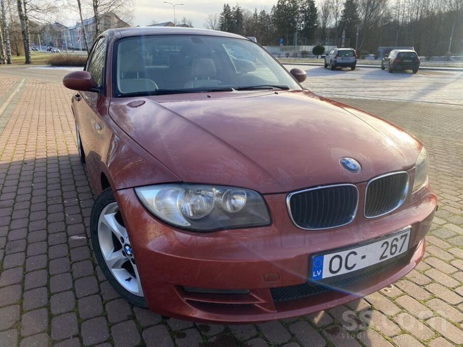 Red BMW 120 2007 in Talsi, with an engine capacity of 2.00 L and mileage of 386 thousand km for 6900 €, photo 5 on AUTOMOTO.COM.LV