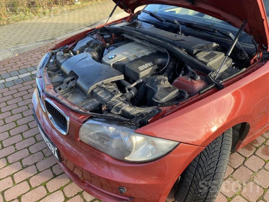 Red BMW 120 2007 in Talsi, with an engine capacity of 2.00 L and mileage of 386 thousand km for 6900 €, photo 18 on AUTOMOTO.COM.LV