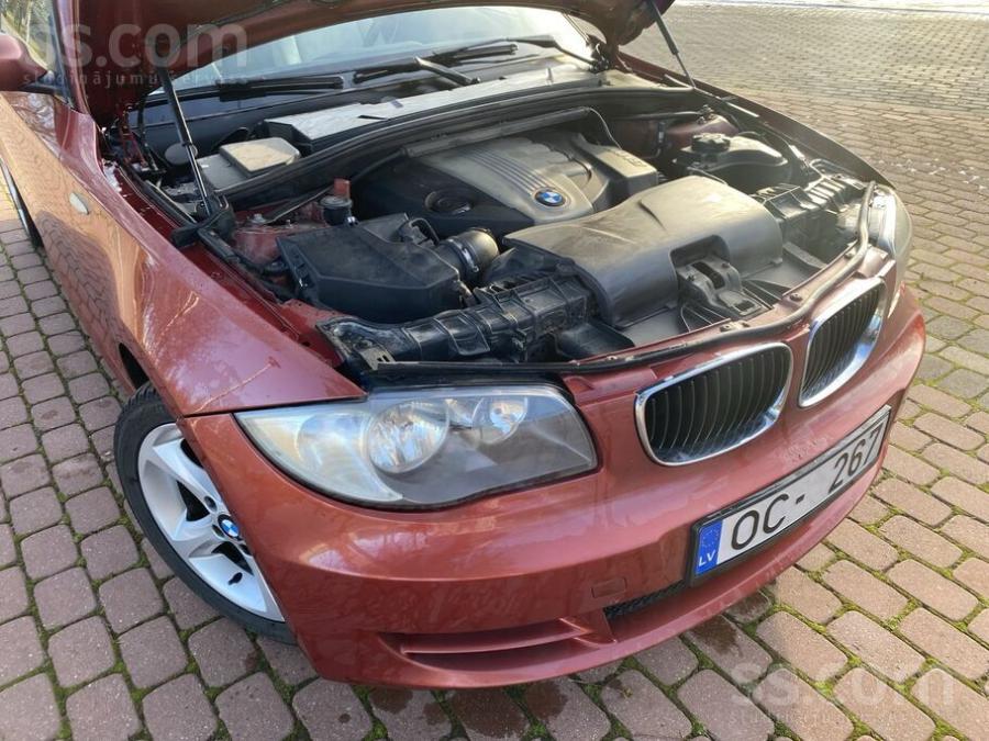 Red BMW 120 2007 in Talsi, with an engine capacity of 2.00 L and mileage of 386 thousand km for 6900 €, photo 20 on AUTOMOTO.COM.LV