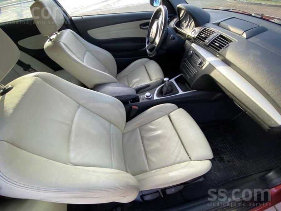 Red BMW 120 2007 in Talsi, with an engine capacity of 2.00 L and mileage of 386 thousand km for 6900 €, photo 22 on AUTOMOTO.COM.LV
