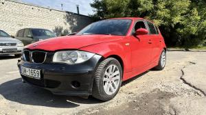 Красный БМВ 120 2005 в Рига, объемом двигателя 2.00 л и пробегом 215 тыс. км за 1300 €, фото  на AUTOMOTO.COM.LV