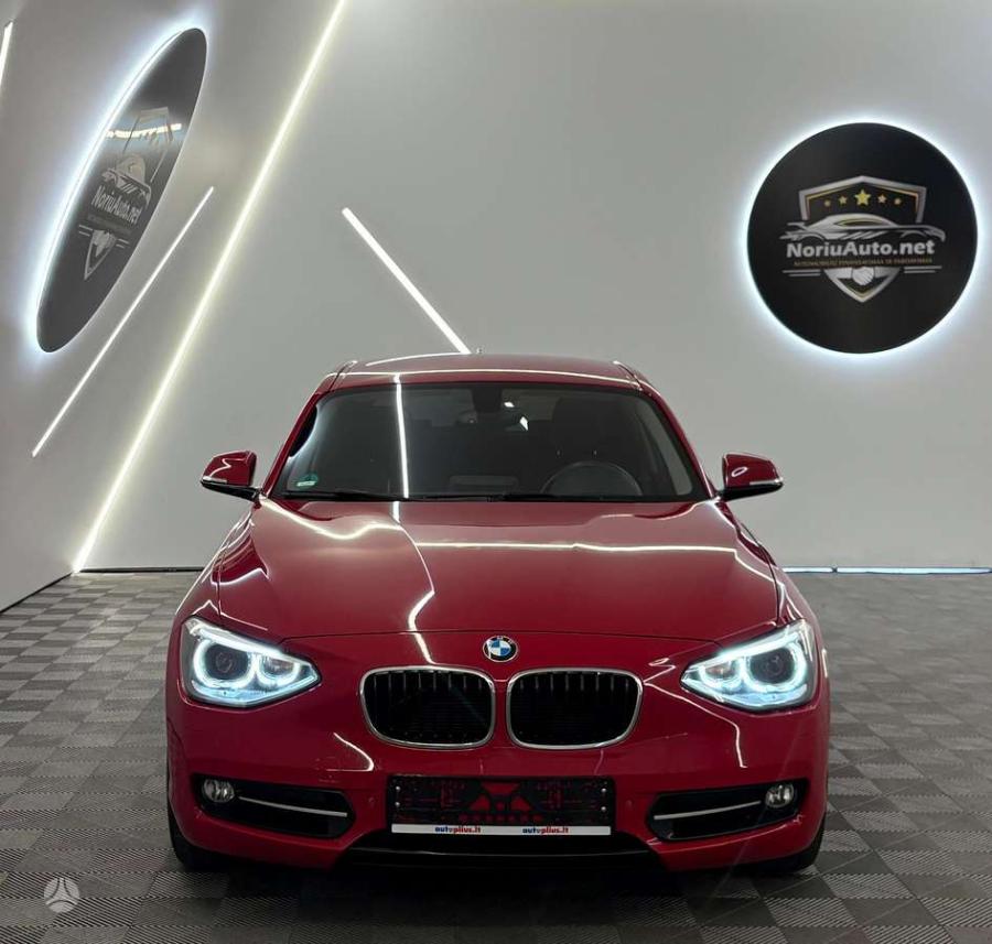 Red BMW 120 2015 in Marijampole, with an engine capacity of 2.00 L and mileage of 232 thousand km for 8200 €, photo 42 on AUTOMOTO.COM.LV