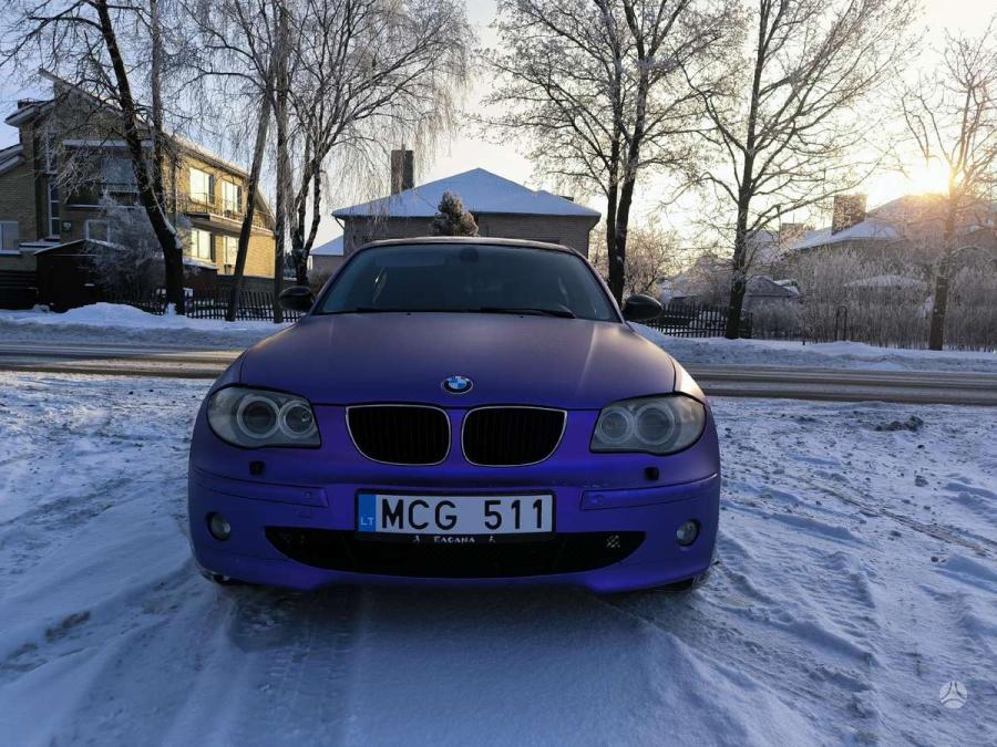 Violet BMW 120 2007 in Siauliai, with an engine capacity of 2.00 L and mileage of 300 thousand km for 4200 €, photo 4 on AUTOMOTO.COM.LV