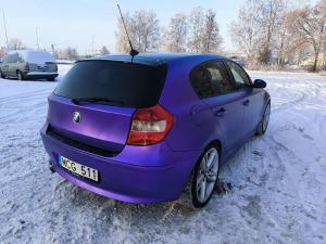 Violet BMW 120 2007 in Siauliai, with an engine capacity of 2.00 L and mileage of 300 thousand km for 4200 €, photo 7 on AUTOMOTO.COM.LV