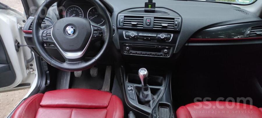 White BMW 120 2011 in Riga, with an engine capacity of 2.00 L and mileage of 322 thousand km for 5750 €, photo 8 on AUTOMOTO.COM.LV