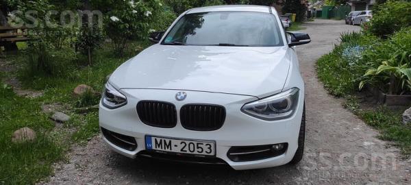 White BMW 120 2011 in Riga, with an engine capacity of 2.00 L and mileage of 0 thousand km for 5500 €, photo 1 on AUTOMOTO.COM.LV