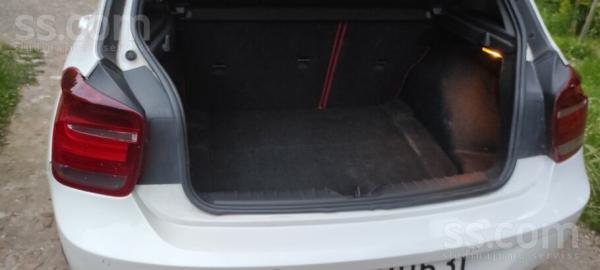 White BMW 120 2011 in Riga, with an engine capacity of 2.00 L and mileage of 0 thousand km for 5500 €, photo 9 on AUTOMOTO.COM.LV