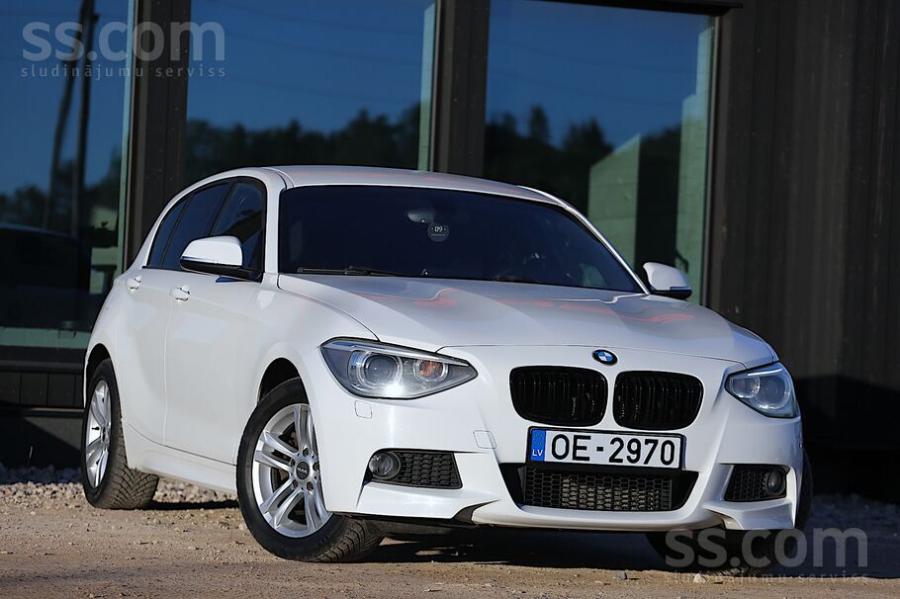 White BMW 120 2012 in Tukums, with an engine capacity of 2.00 L and mileage of 385 thousand km for 6890 €, photo 1 on AUTOMOTO.COM.LV