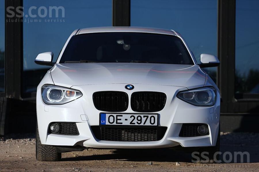 White BMW 120 2012 in Tukums, with an engine capacity of 2.00 L and mileage of 385 thousand km for 6890 €, photo 7 on AUTOMOTO.COM.LV