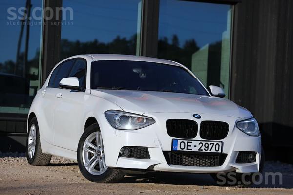 White BMW 120 2012 in Tukums, with an engine capacity of 2.00 L and mileage of 385 thousand km for 6890 €, photo 1 on AUTOMOTO.COM.LV