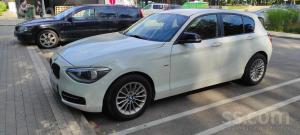 White BMW 120 2012 in Riga, with an engine capacity of 2.00 L and mileage of 321 thousand km for 4900 €, photo  on AUTOMOTO.COM.LV