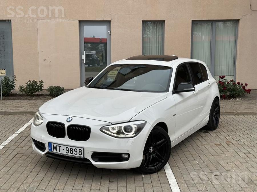 White BMW 120 2013 in Jelgava, with an engine capacity of 2.00 L and mileage of 214 thousand km for 9200 €, photo 3 on AUTOMOTO.COM.LV