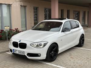 White BMW 120 2013 in Jelgava, with an engine capacity of 2.00 L and mileage of 214 thousand km for 9200 €, photo 6 on AUTOMOTO.COM.LV