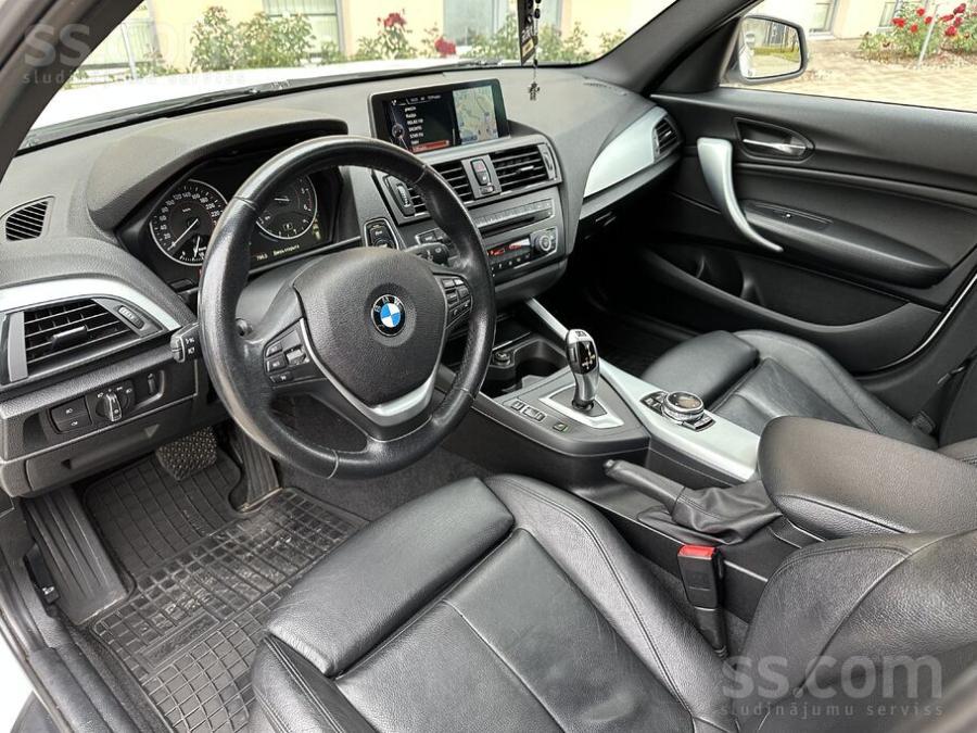 White BMW 120 2013 in Jelgava, with an engine capacity of 2.00 L and mileage of 214 thousand km for 9200 €, photo 8 on AUTOMOTO.COM.LV