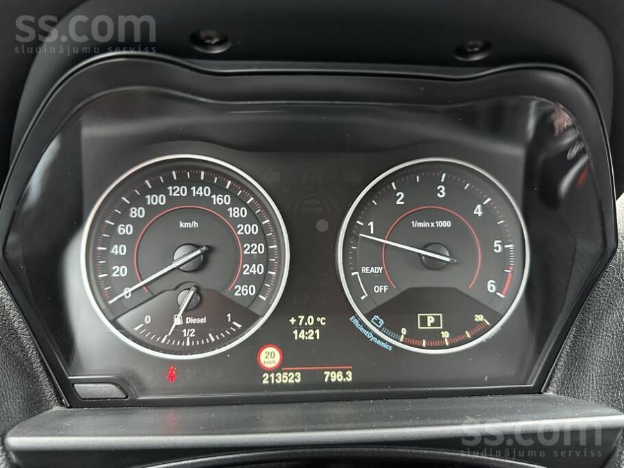 White BMW 120 2013 in Jelgava, with an engine capacity of 2.00 L and mileage of 214 thousand km for 9200 €, photo 14 on AUTOMOTO.COM.LV