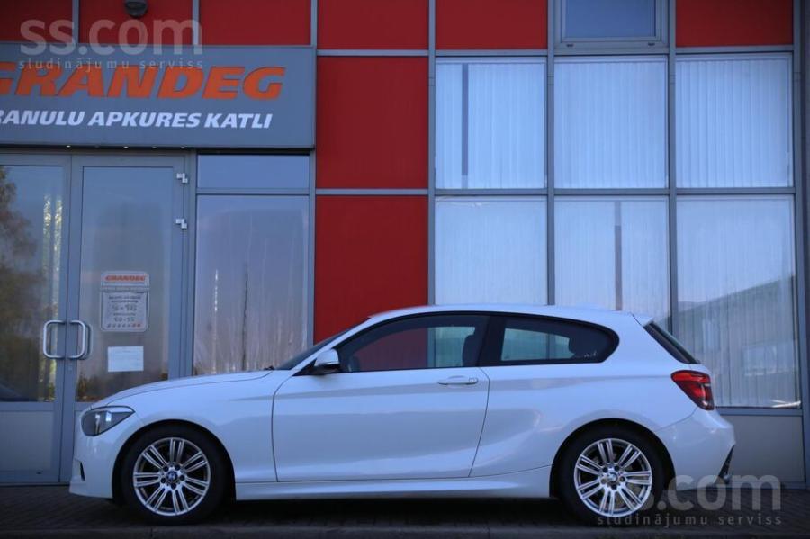 White BMW 120 2013 in Riga, with an engine capacity of 2.00 L and mileage of 190 thousand km for 6795 €, photo 3 on AUTOMOTO.COM.LV