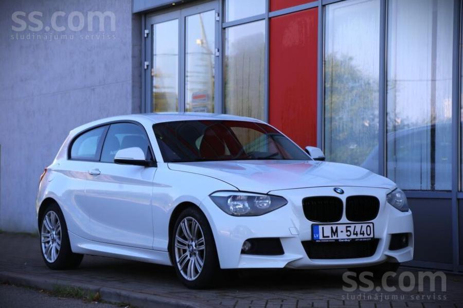White BMW 120 2013 in Riga, with an engine capacity of 2.00 L and mileage of 190 thousand km for 6795 €, photo 5 on AUTOMOTO.COM.LV