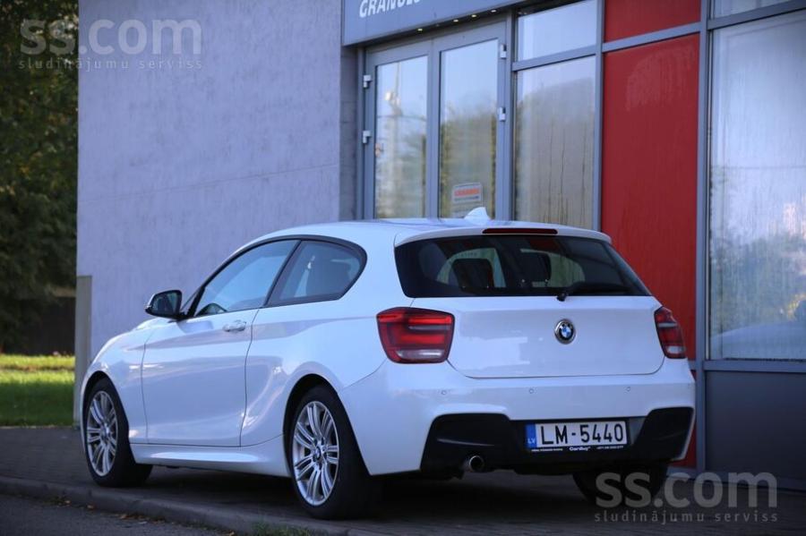 White BMW 120 2013 in Riga, with an engine capacity of 2.00 L and mileage of 190 thousand km for 6795 €, photo 6 on AUTOMOTO.COM.LV