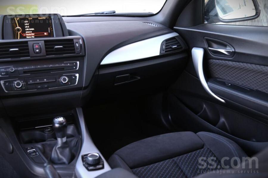 White BMW 120 2013 in Riga, with an engine capacity of 2.00 L and mileage of 190 thousand km for 6795 €, photo 9 on AUTOMOTO.COM.LV
