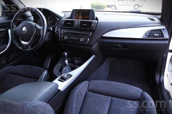 White BMW 120 2013 in Riga, with an engine capacity of 2.00 L and mileage of 190 thousand km for 6795 €, photo 10 on AUTOMOTO.COM.LV