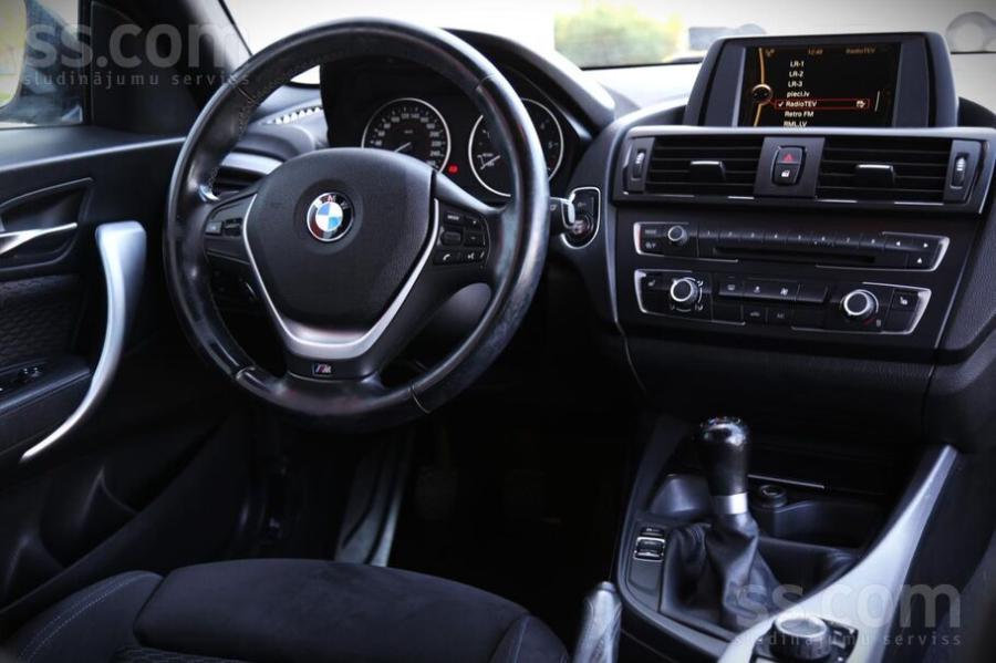White BMW 120 2013 in Riga, with an engine capacity of 2.00 L and mileage of 190 thousand km for 6795 €, photo 11 on AUTOMOTO.COM.LV