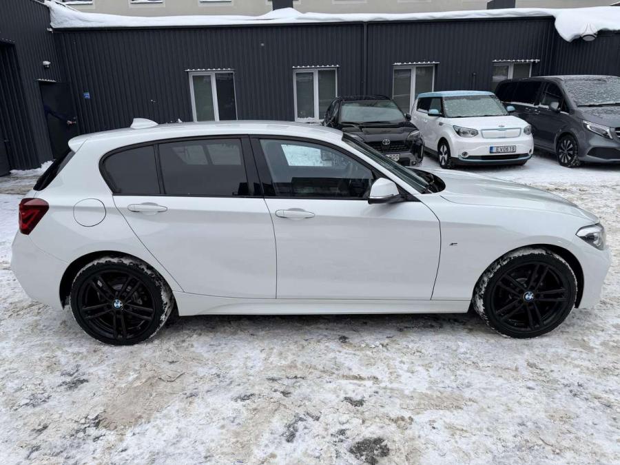 White BMW 120 2018 in Vilnius, with an engine capacity of 2.00 L and mileage of 176 thousand km for 13290 €, photo 7 on AUTOMOTO.COM.LV