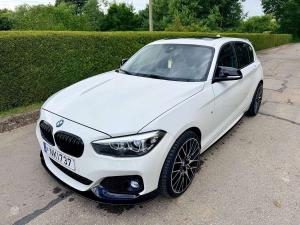 White BMW 120 2018 in Alytus, with an engine capacity of 2.00 L and mileage of 141 thousand km for 15800 €, photo  on AUTOMOTO.COM.LV
