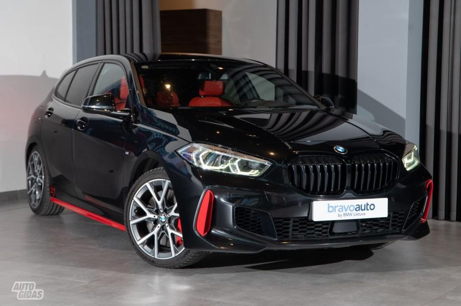 Melns BMW 128 2022 Kauņa, ar dzinēja tilpumu 2.00 L un nobraukumu 95 tūkst. km par 28741 €, foto 5 vietnē AUTOMOTO.COM.LV