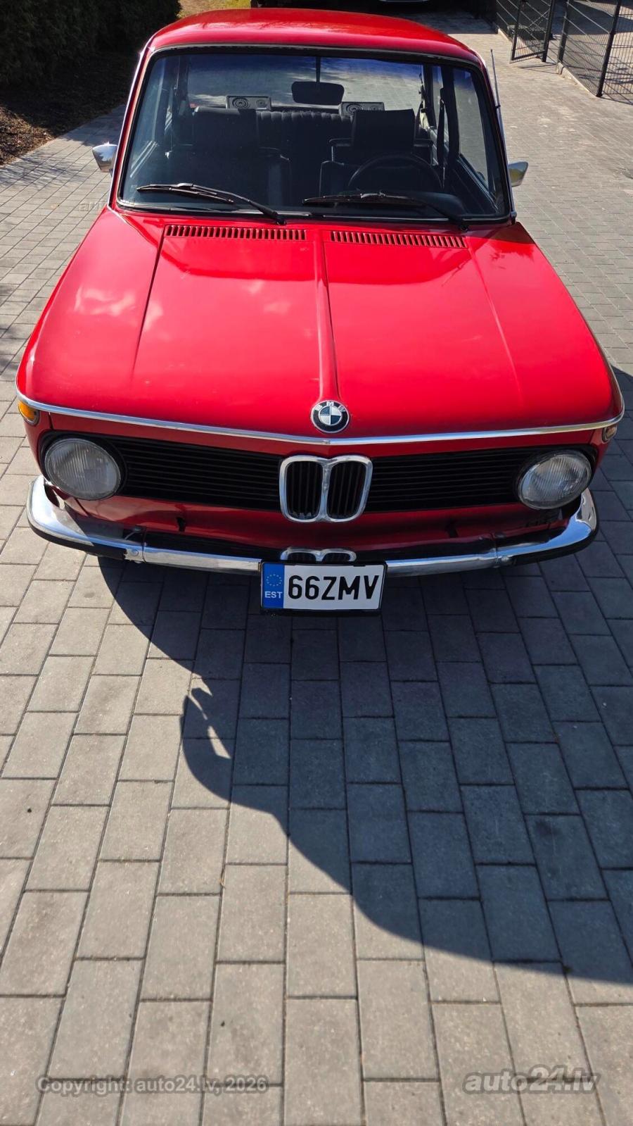 Red BMW 1602 1974 in Voru, with an engine capacity of 1.60 L and mileage of 0 thousand km for 8900 €, photo 5 on AUTOMOTO.COM.LV