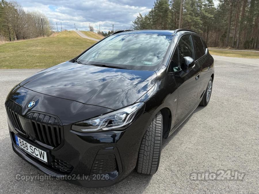Black BMW 2 Series 2023 in Tallinn, with an engine capacity of 1.50 L and mileage of 67 thousand km for 28900 €, photo 1 on AUTOMOTO.COM.LV
