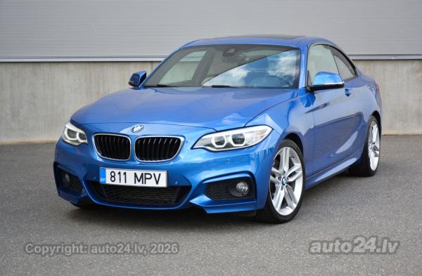 Blue BMW 2 Series 2015 in Tallinn, with an engine capacity of 2.00 L and mileage of 144 thousand km for 24490 €, photo 2 on AUTOMOTO.COM.LV