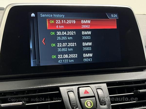 Zils BMW 2 Series 2019 Tallina, ar dzinēja tilpumu 1.50 L un nobraukumu 83 tūkst. km par 15900 €, foto 11 vietnē AUTOMOTO.COM.LV