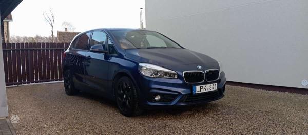 Blue BMW 216 Active Tourer 2015 in Siauliai, with an engine capacity of 1.50 L and mileage of 253 thousand km for 6250 €, photo 1 on AUTOMOTO.COM.LV