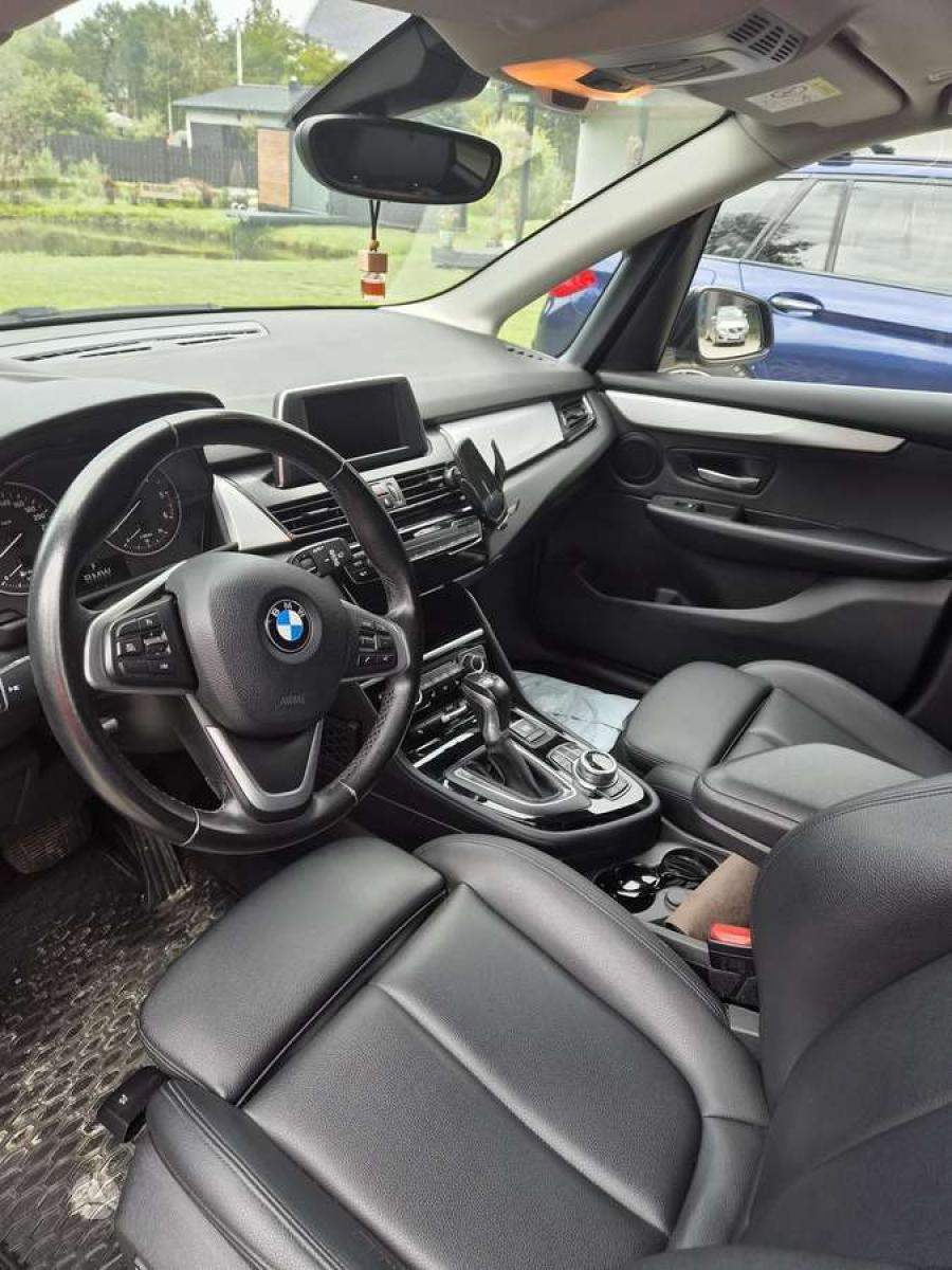 Blue BMW 216 Active Tourer 2016 in Vilnius, with an engine capacity of 1.50 L and mileage of 291 thousand km for 6200 €, photo 16 on AUTOMOTO.COM.LV