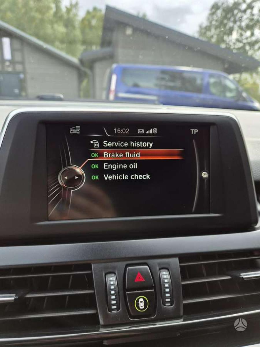 Blue BMW 216 Active Tourer 2016 in Vilnius, with an engine capacity of 1.50 L and mileage of 291 thousand km for 6200 €, photo 19 on AUTOMOTO.COM.LV