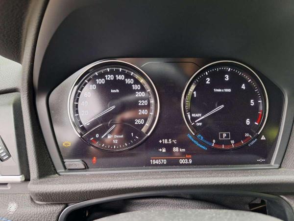 Blue BMW 216 Active Tourer 2018 in Kaunas, with an engine capacity of 1.50 L and mileage of 195 thousand km for 12524 €, photo 11 on AUTOMOTO.COM.LV