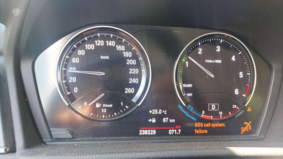 Zils BMW 216 Active Tourer 2020 Panevēža, ar dzinēja tilpumu 1.50 L un nobraukumu 239 tūkst. km par 9000 €, foto 13 vietnē AUTOMOTO.COM.LV