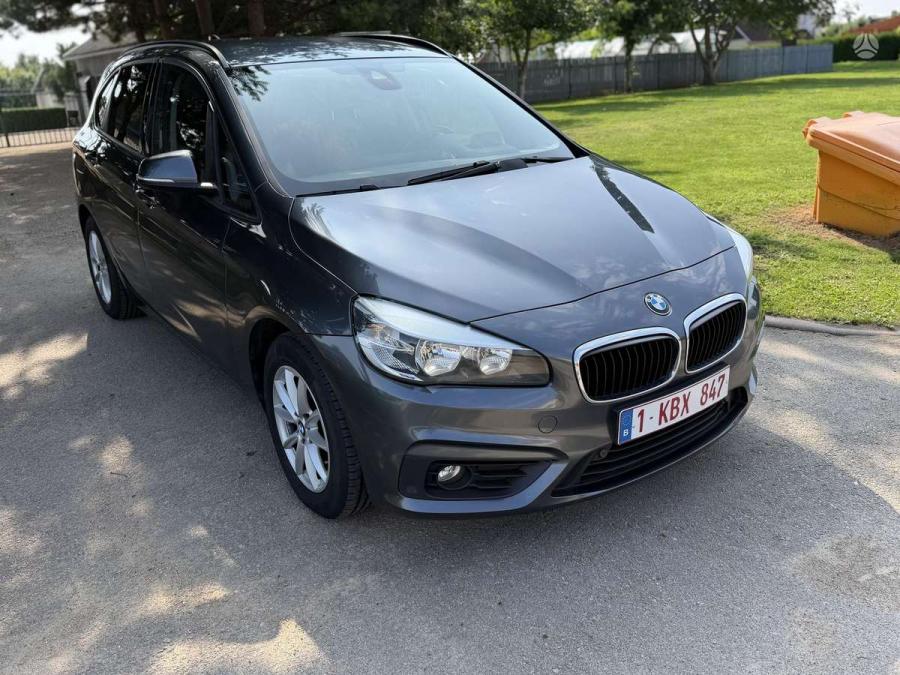 Pelēks BMW 216 Active Tourer 2015 Pakruojis, ar dzinēja tilpumu 1.50 L un nobraukumu 237 tūkst. km par 6450 €, foto 1 vietnē AUTOMOTO.COM.LV