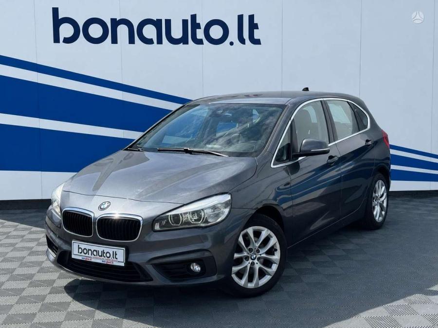 Grey BMW 216 Active Tourer 2016 in Kaunas, with an engine capacity of 1.50 L and mileage of 299 thousand km for 8850 €, photo 1 on AUTOMOTO.COM.LV